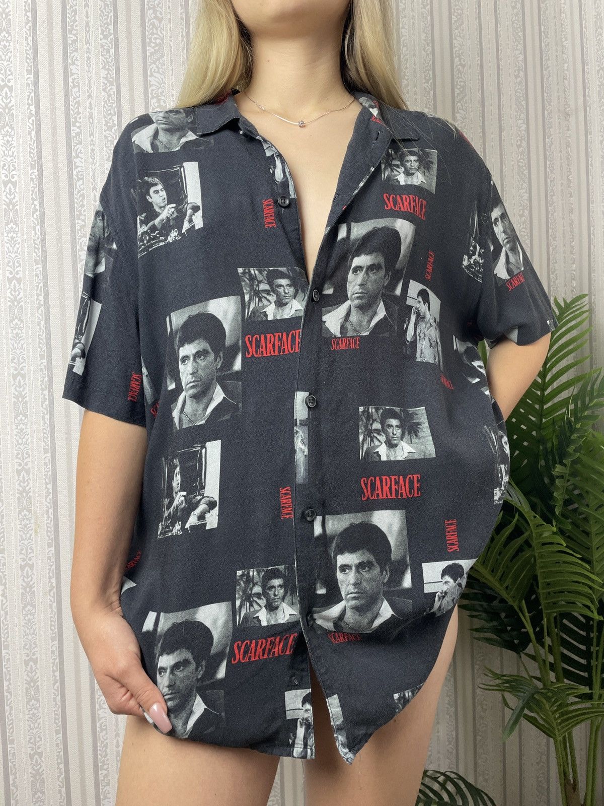 Movie × Streetwear × Vintage SCARFACE 1990s Overprint Tony Montana ...