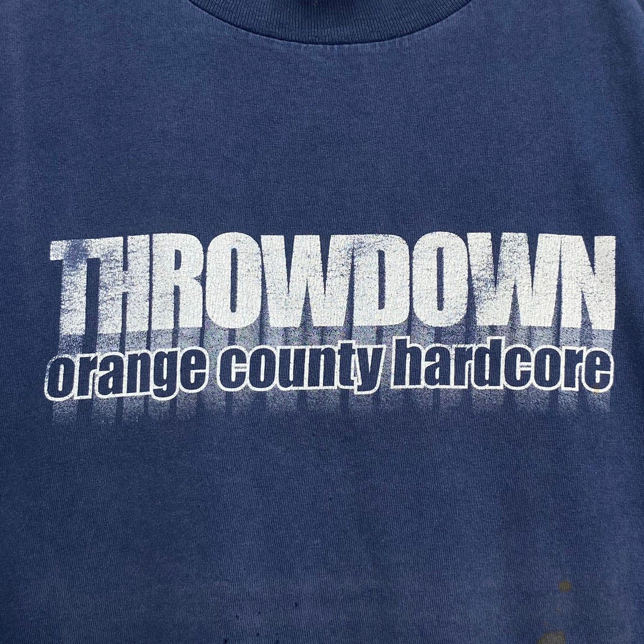Band Tees × Rock T Shirt × Vintage THROWDOWN Orange County Hardcore Vintage 90s Band Shirt | Grailed