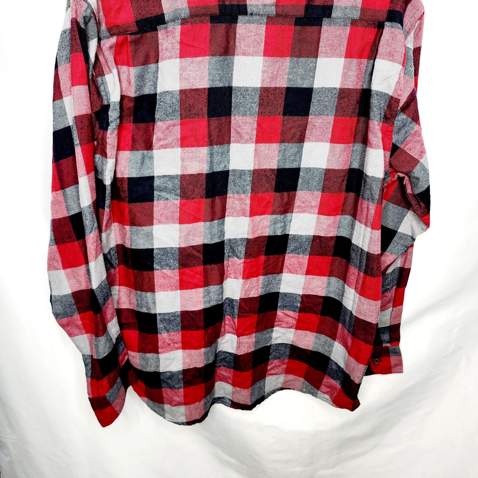 Wrangler Blue Ridge Clothing Company By Wrangler Red Flannel Shirt ...