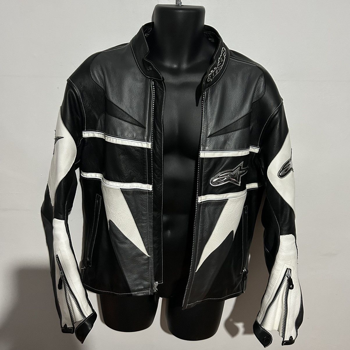 Alpinestars Alpinestars x TLD Black Leather biker/ motorcycle jacket M ...