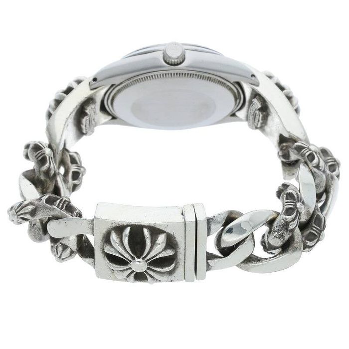 Rolex Chrome Hearts x Rolex Oyster Perpetual Fancy Link Watch | Grailed