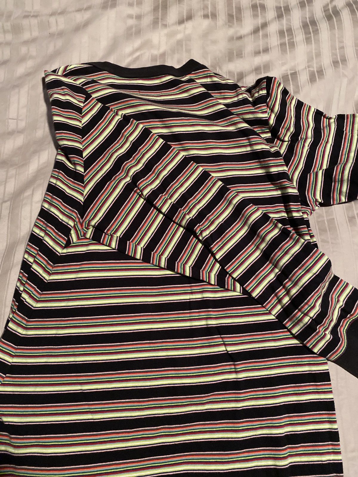 Supreme Rainbow line with reflective supreme logo long sleeve | Grailed