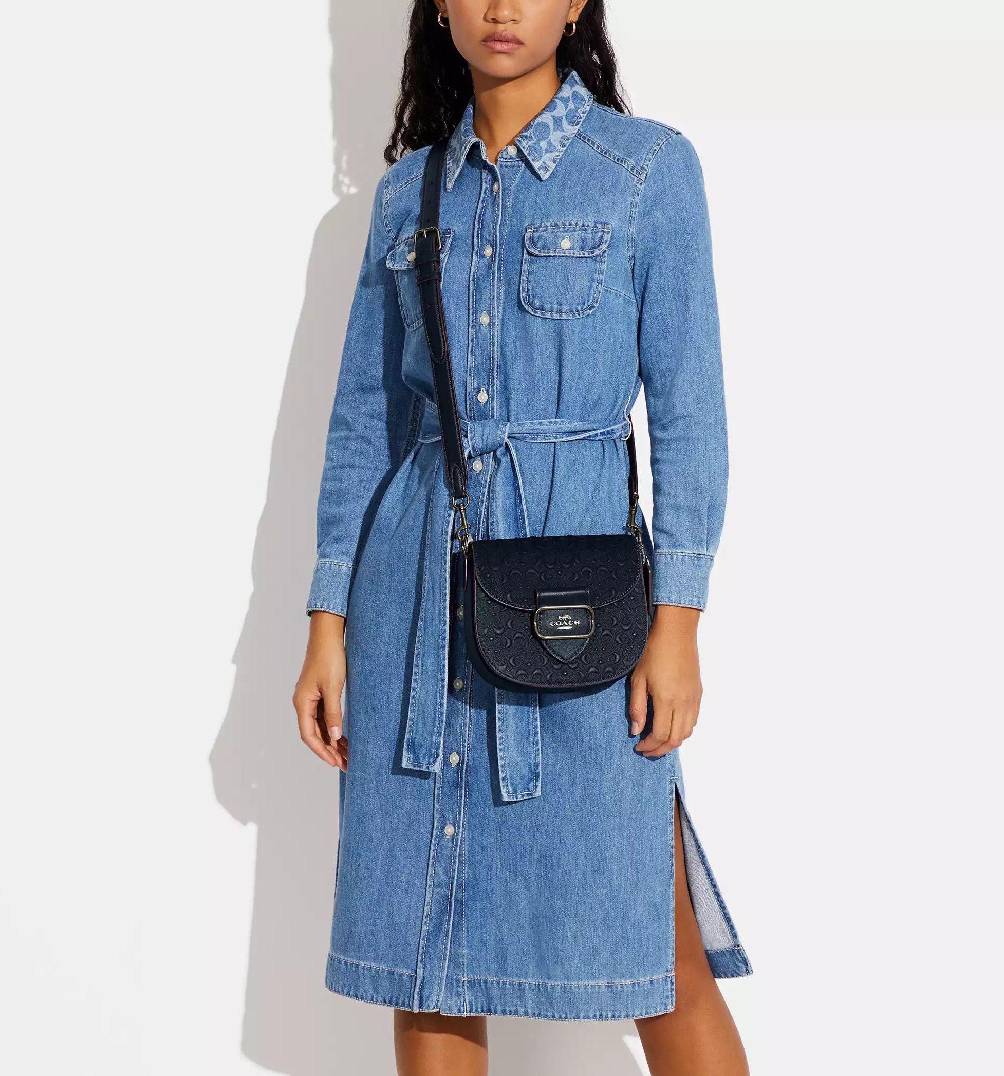 Coach Morgan Saddle Bag In Signature Leather CF318 | Grailed