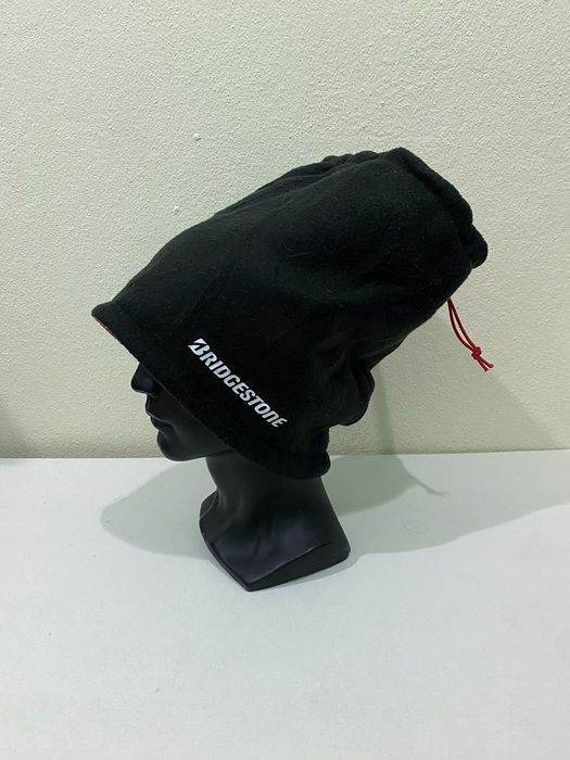 Vintage BridgeStone Plain Neck Gaiter Beanie Hat | Grailed