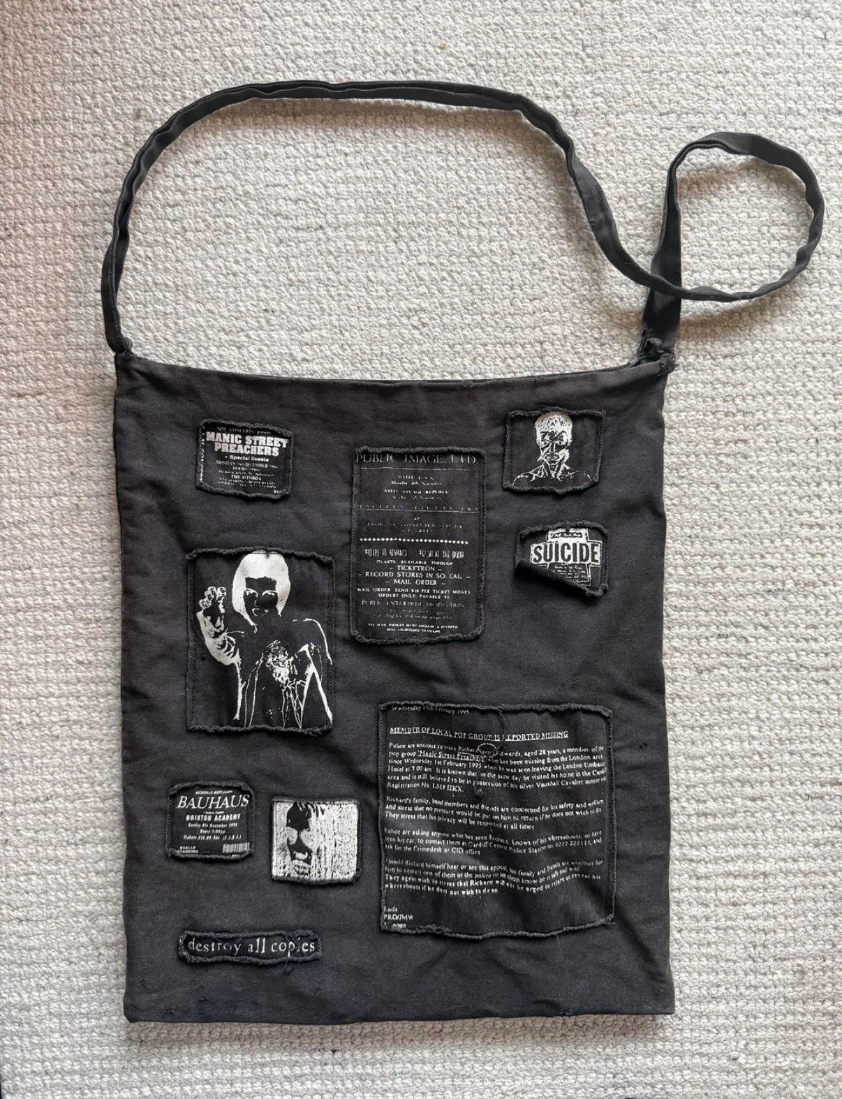 Raf Simons RAF SIMONS Riot Riot AW 2001 Tote Bag | Grailed