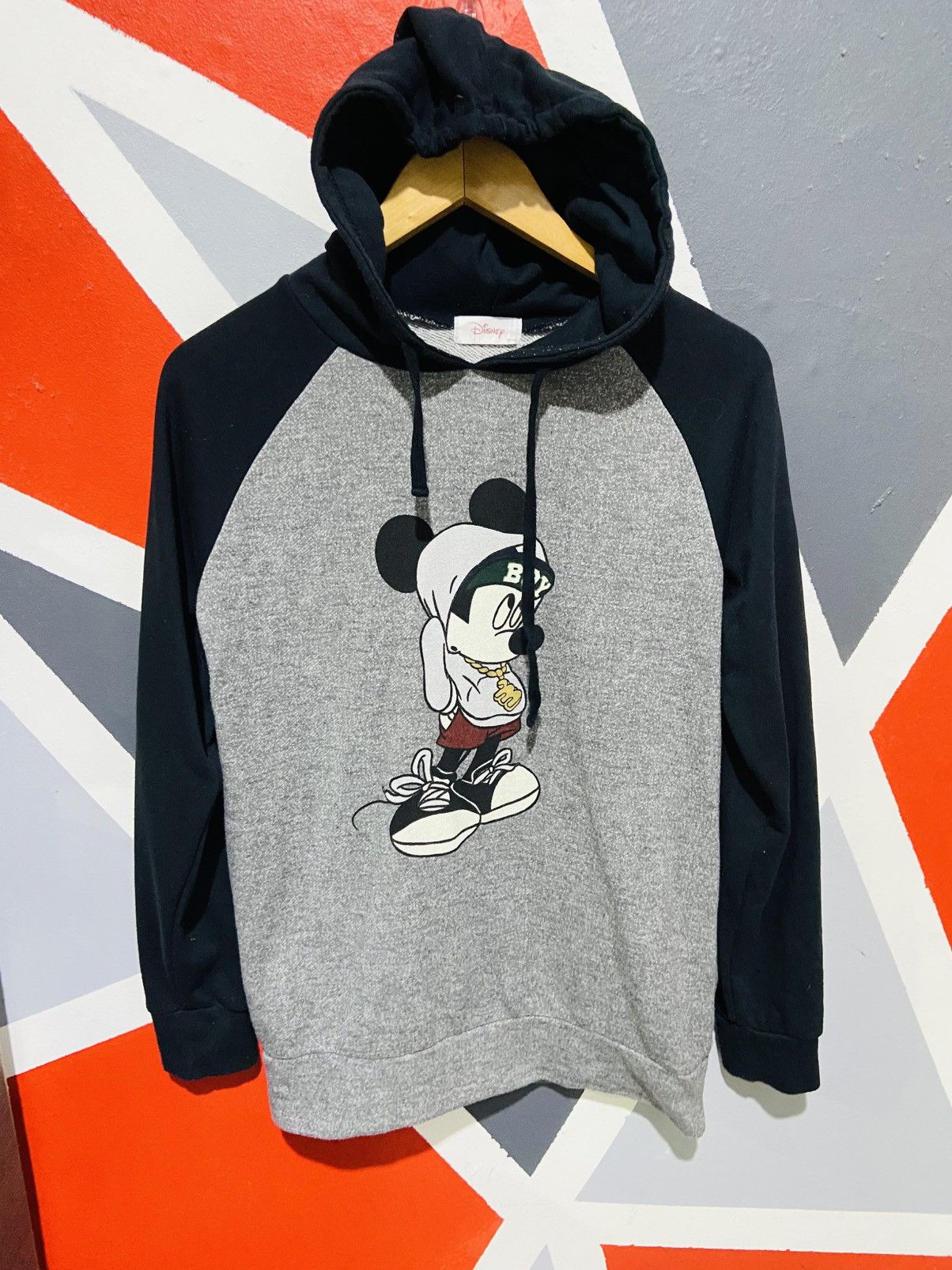 Disney × Mickey Mouse Hip Hop Mickey Mouse Hoodie | Grailed