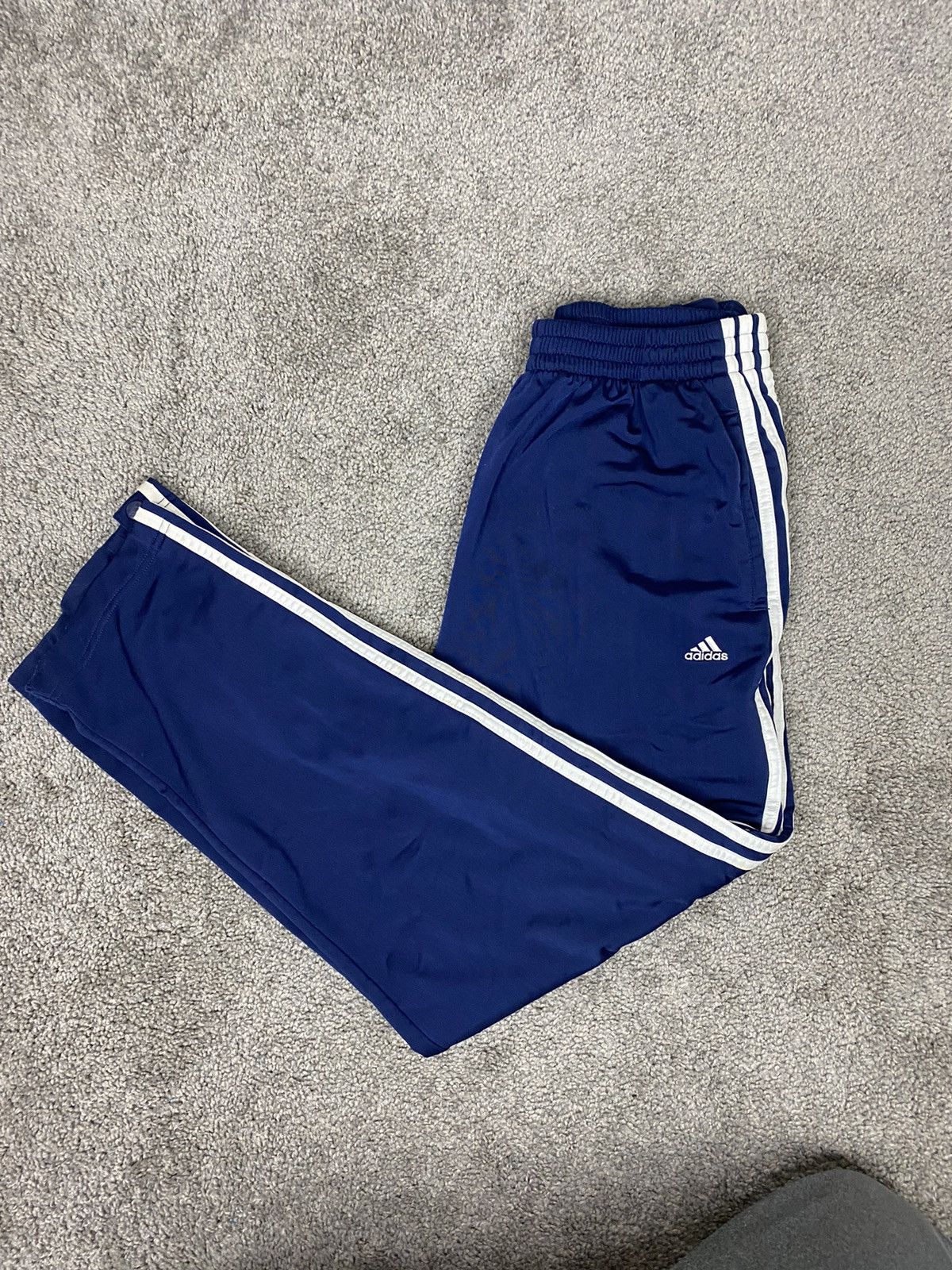Adidas × Streetwear × Vintage Vintage navy adidas tear away pants | Grailed