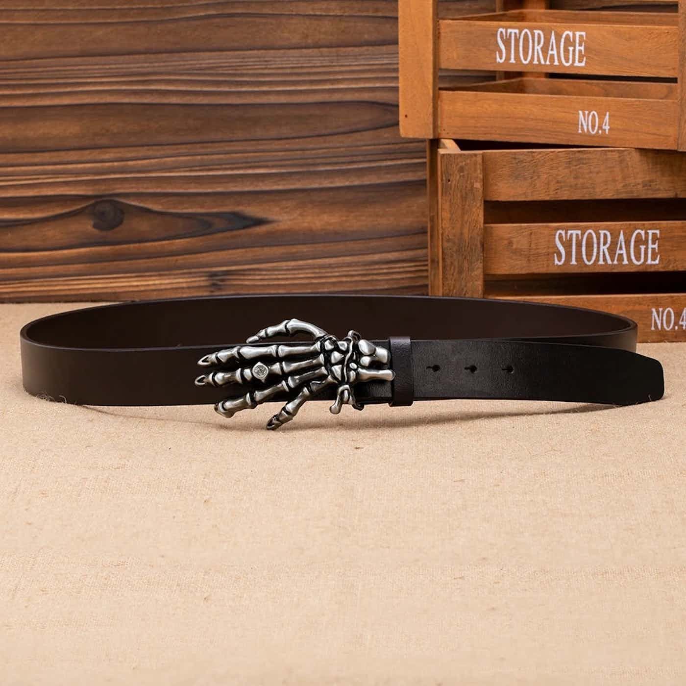 Streetwear 120cm Skull Skeleton Belt | Grailed
