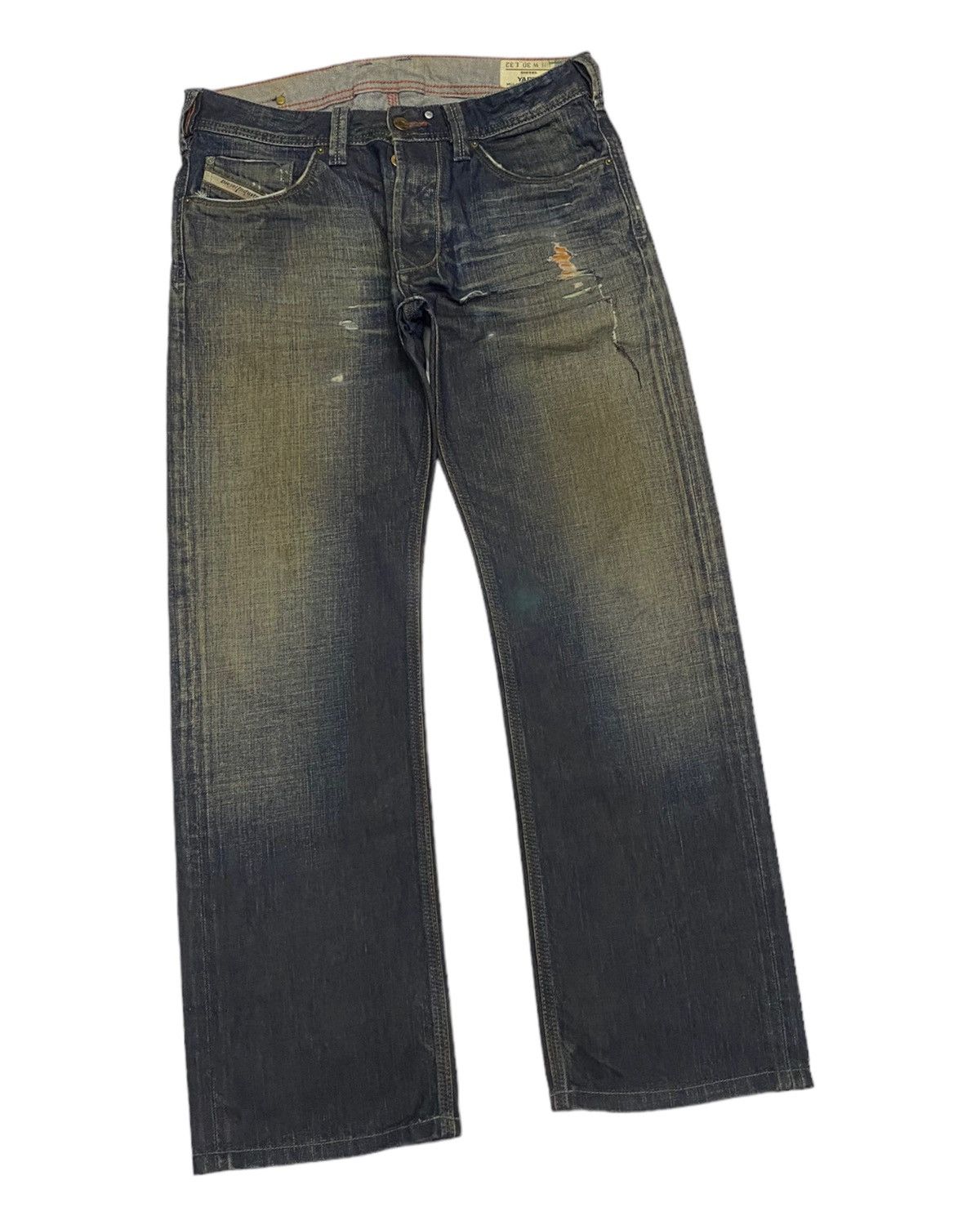 Undercover DIESEL BAGGY RUSTY DISTRESSED DENIM JEANS UNDERCOVER STYLE ...