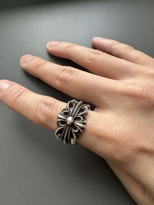 Chrome Hearts Chrome Hearts Double Floral Ring | Grailed