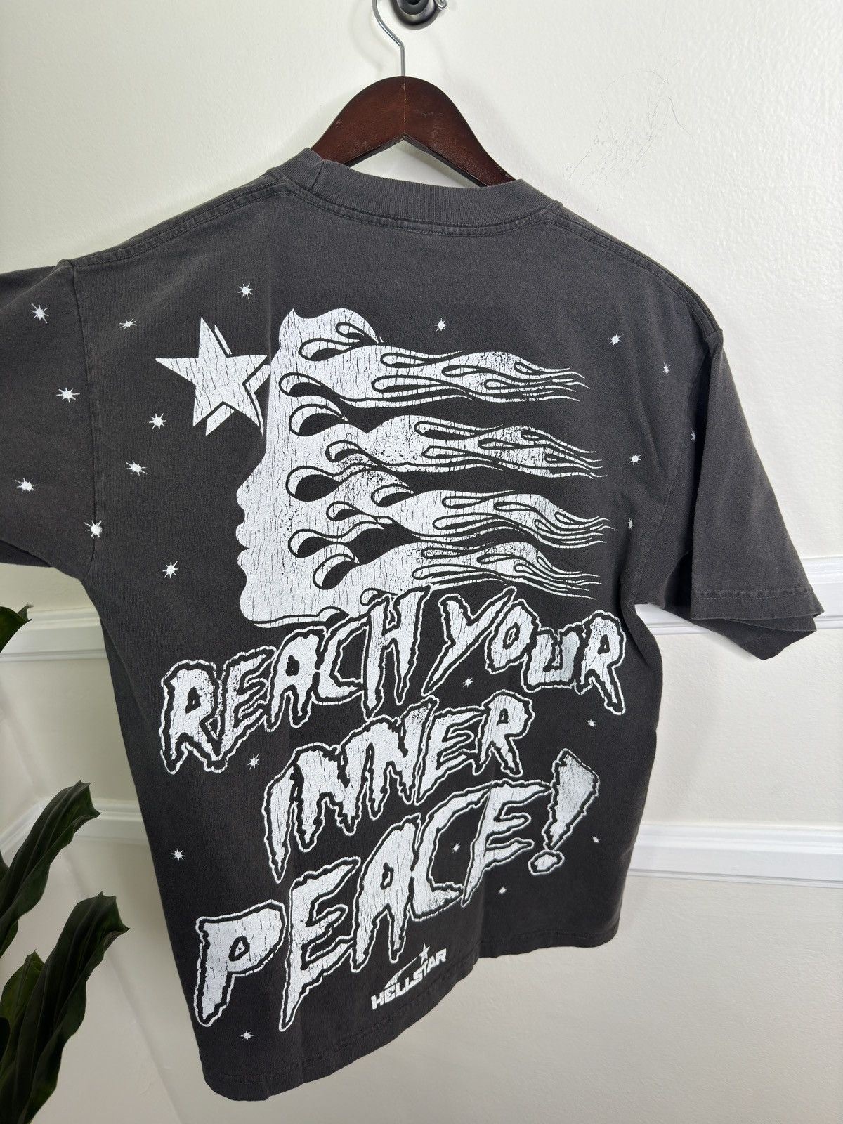 HELLSTAR Hellstar Studios Inner Peace Tee Vintage Black | Grailed