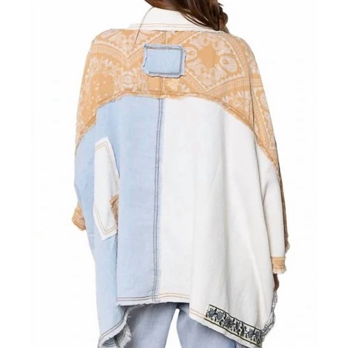 Designer POL Oversized Shacket In Multi | Grailed