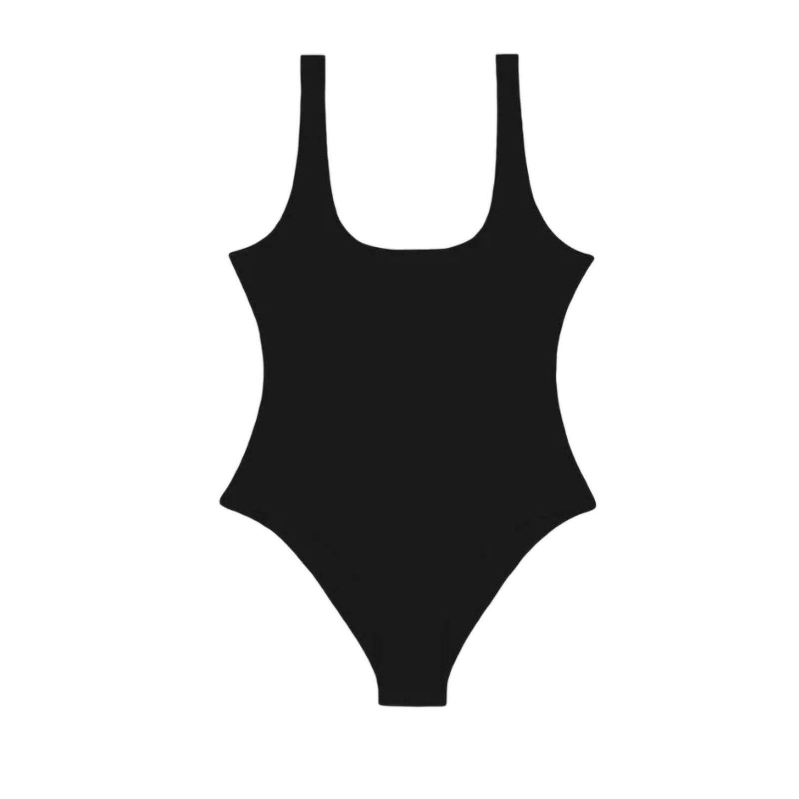 Designer Mikoh Tofino One Piece Scoop Neck One Piece Bikini In Noir Grailed