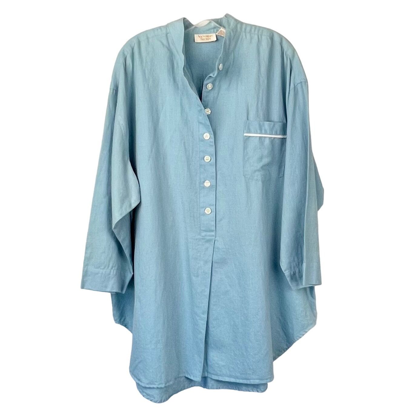 Victoria's Secret Vntg Victorias Secret Gold Label Half Button Linen ...