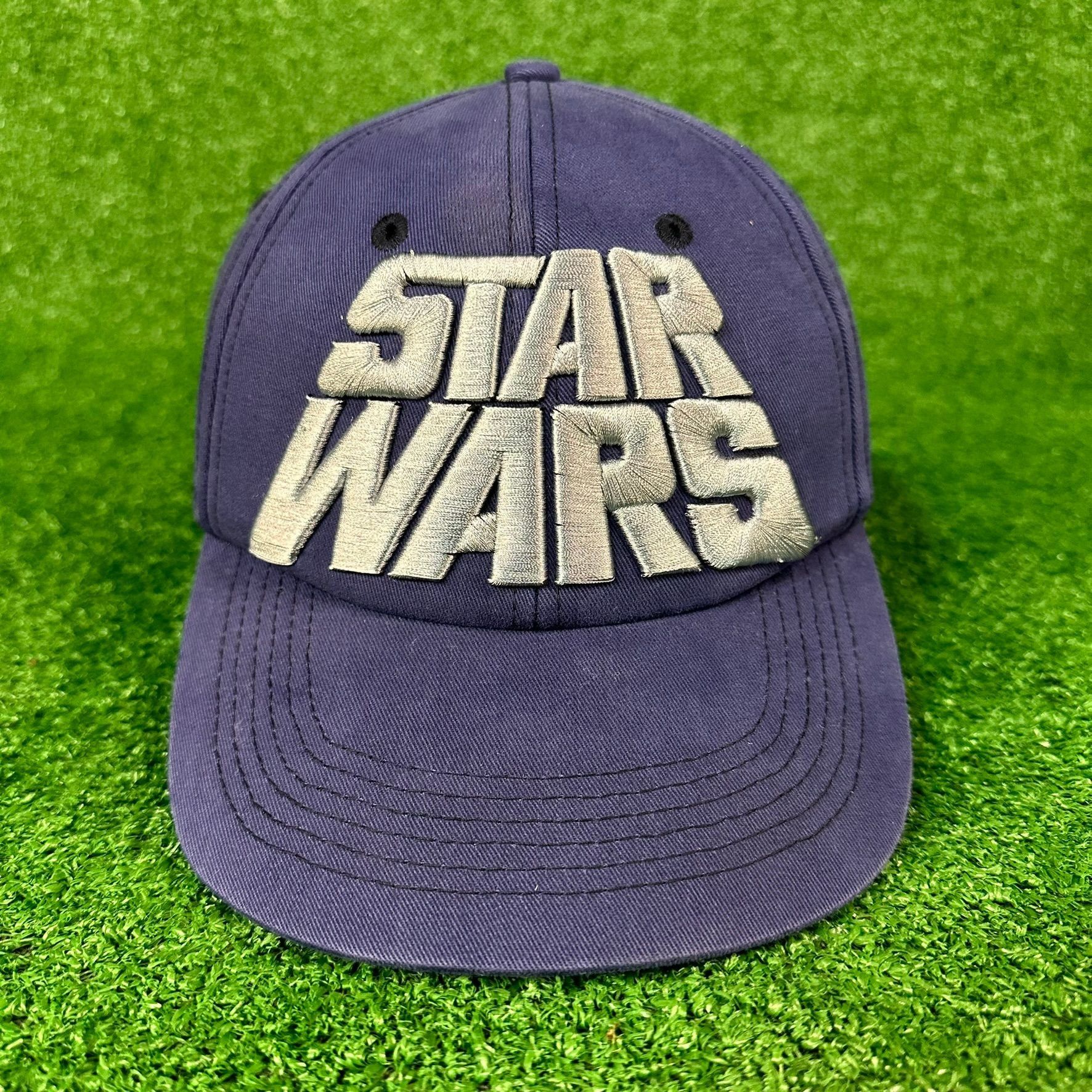 Disney Star Wars Disney Hat Parks Vintage Navy Blue Baseball Cap Ad ...