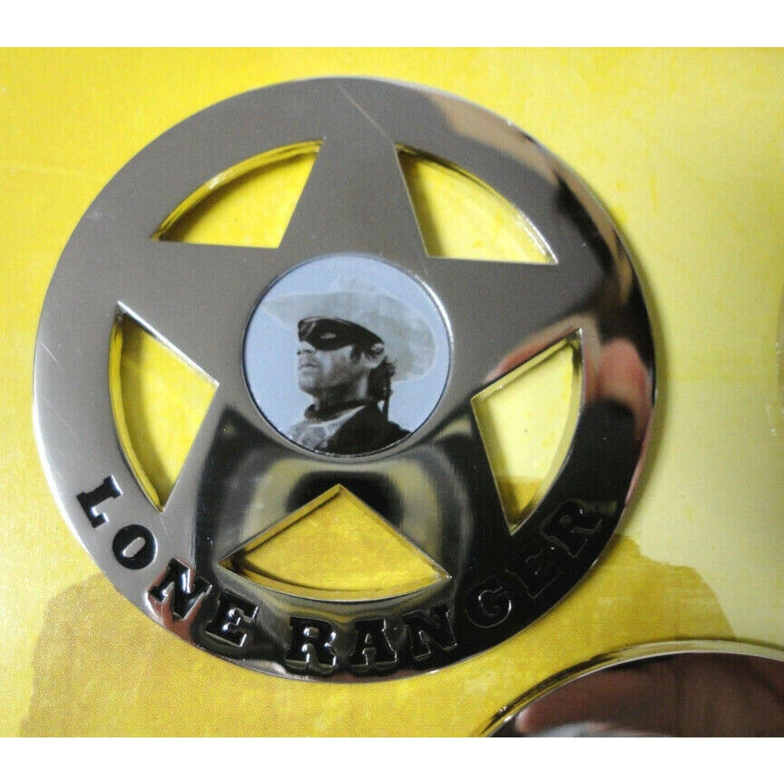 Disney Disney (4) Lone Ranger Tonto Police SHERIFF BADGE PIN SET LE ...