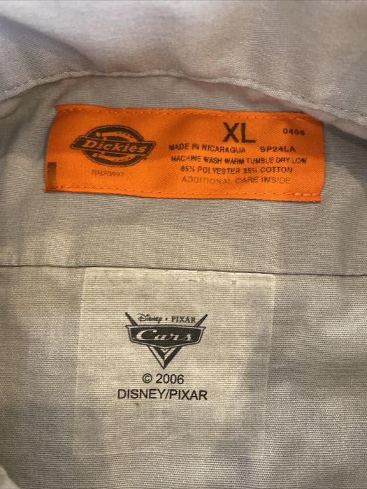 Dickies Disney Cars Shirt Mens Extra Large Grey Dickies Mcqueen | Grailed