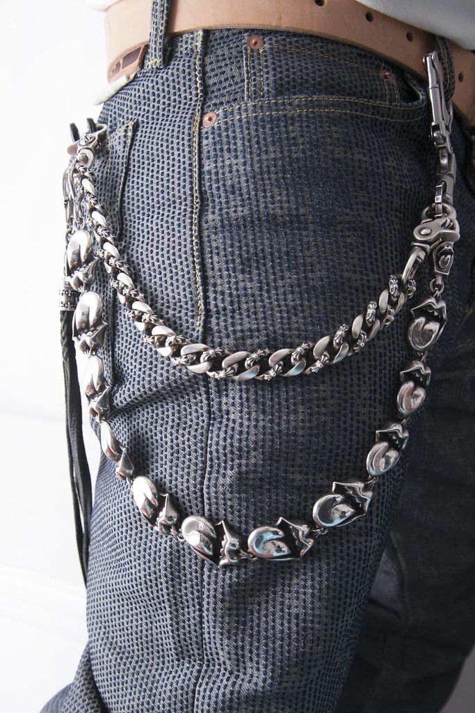 Chrome Hearts Rolling Stones wallet chain | Grailed