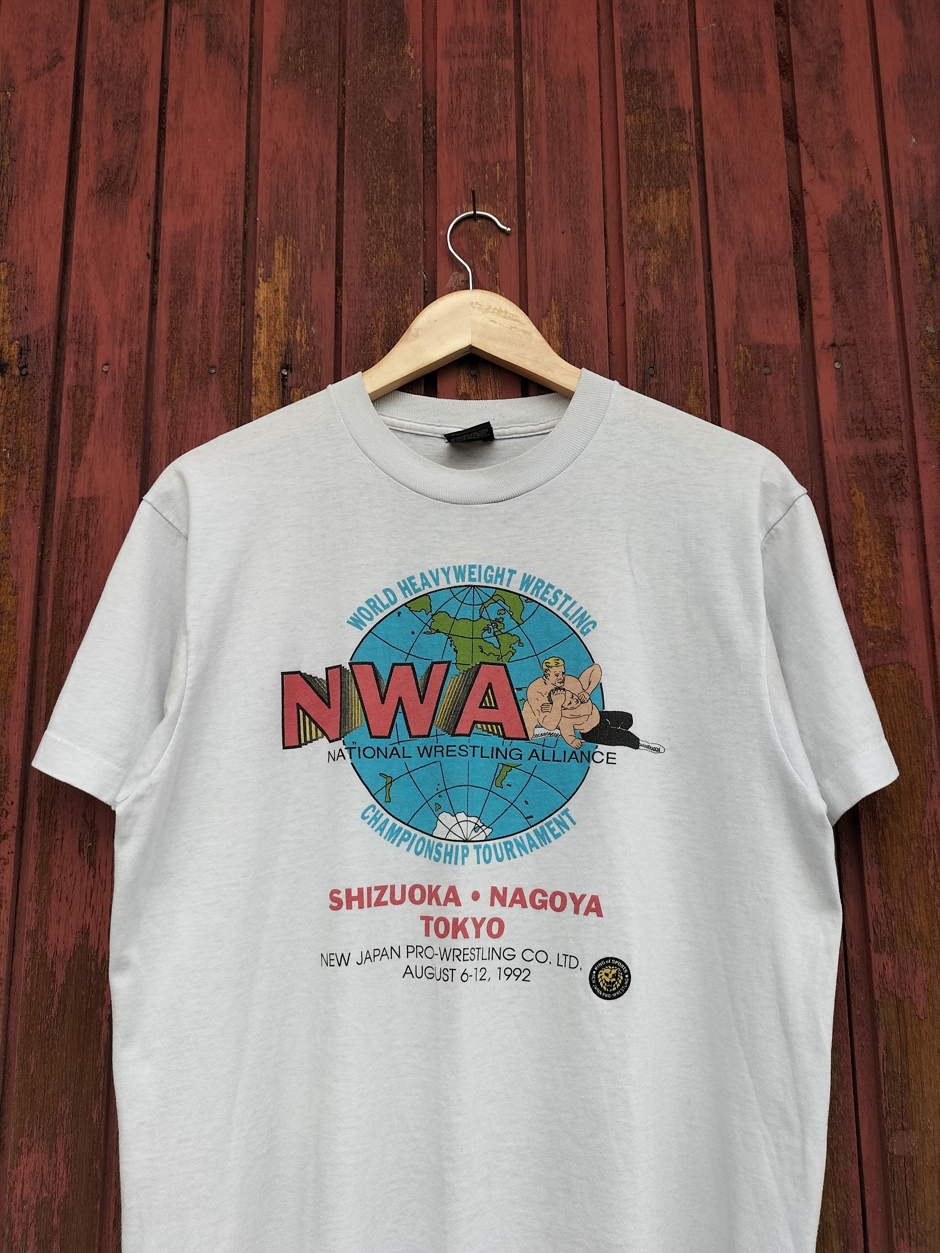 Wwf Vintage Rare 1992 NWA Wrestling Championship tornament njpw | Grailed