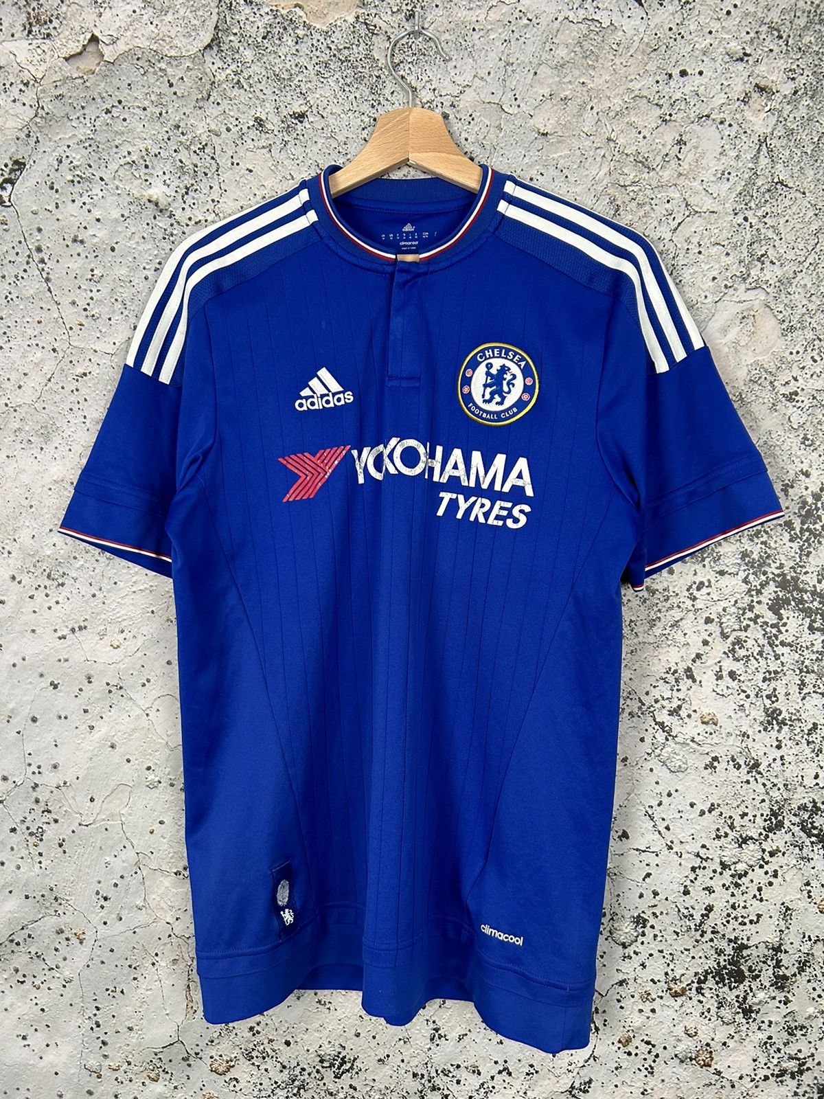 Adidas × Chelsea Soccer Vintage Chelsea FC Soccer Jersey Football ...