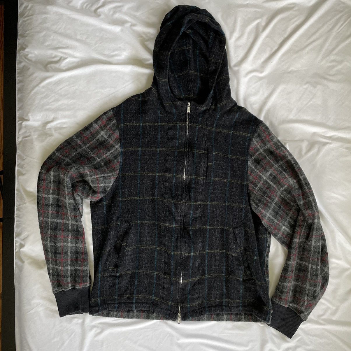 Undercover Hooded Flannel Jacket | Grailed