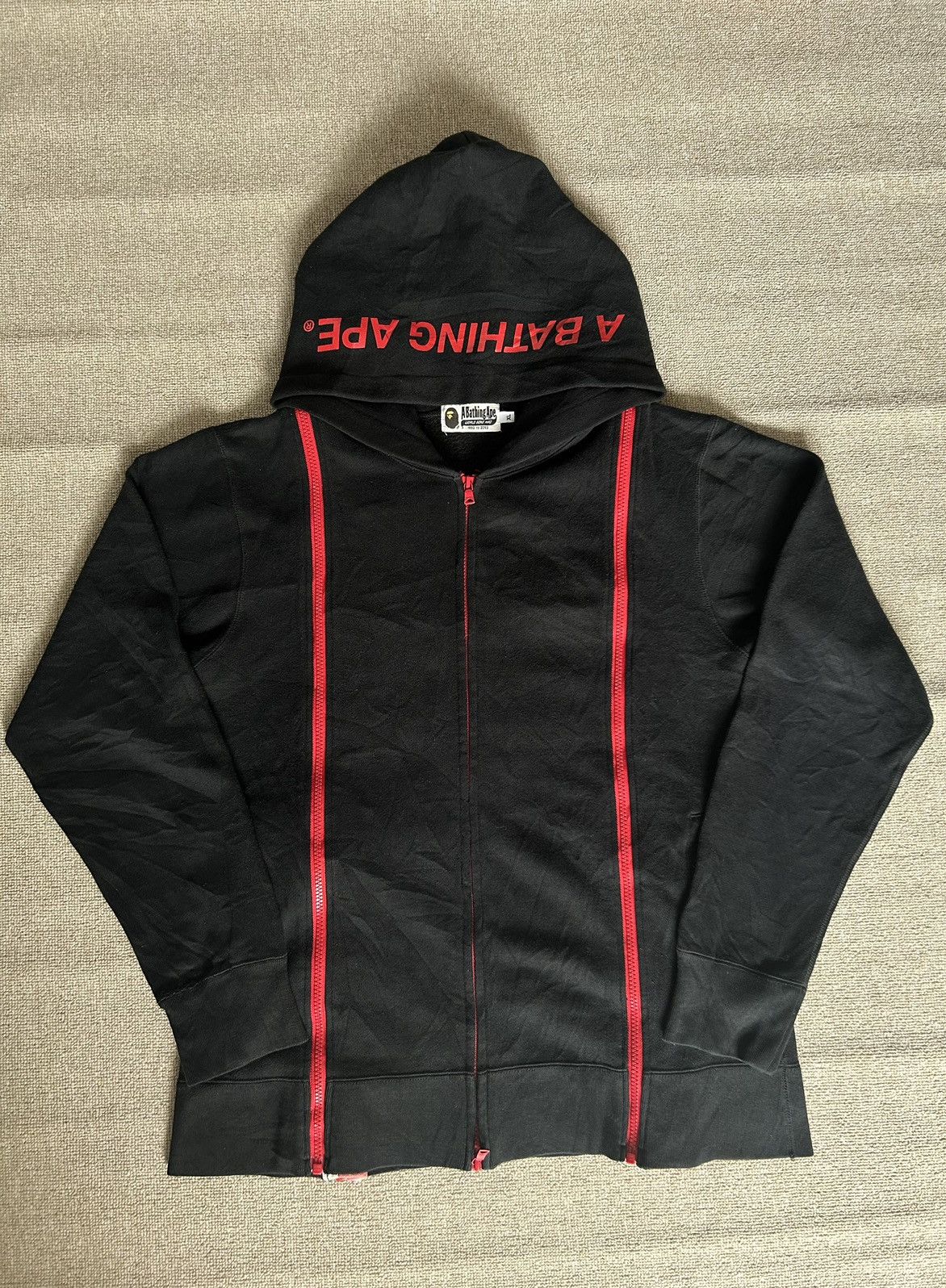 Bape Shark Teeth Hoodie | Grailed