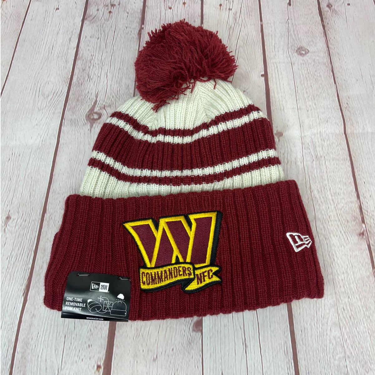 New Era New Era NFL Washington Commanders On Field Cuffed Knit Hat ...