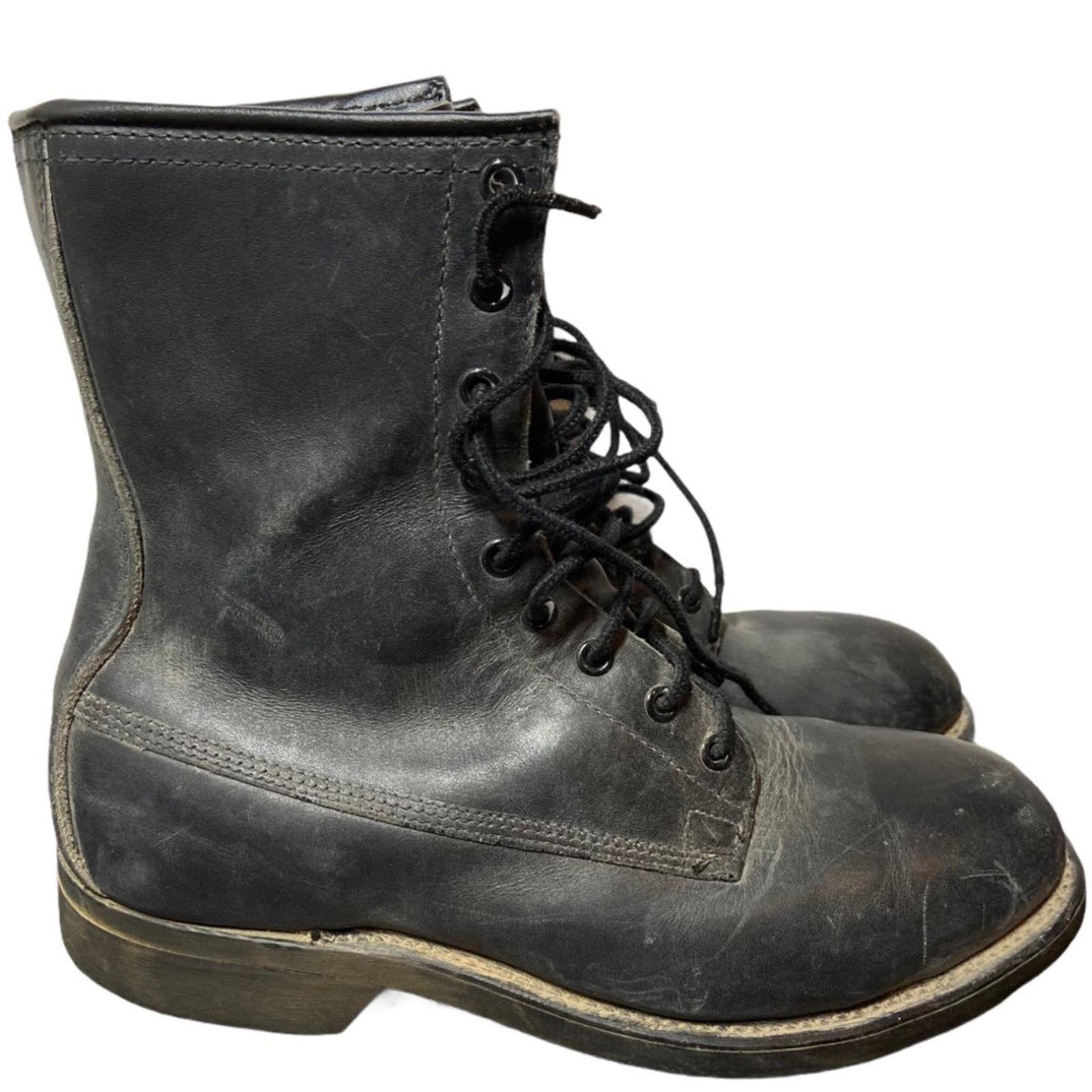 Vintage Addison shoe co combat boot military work boot 6.5 | Grailed