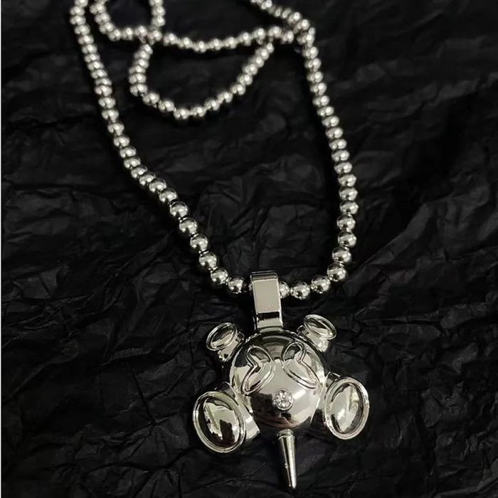 Chain Bear chain Ball Pendant Necklace | Grailed