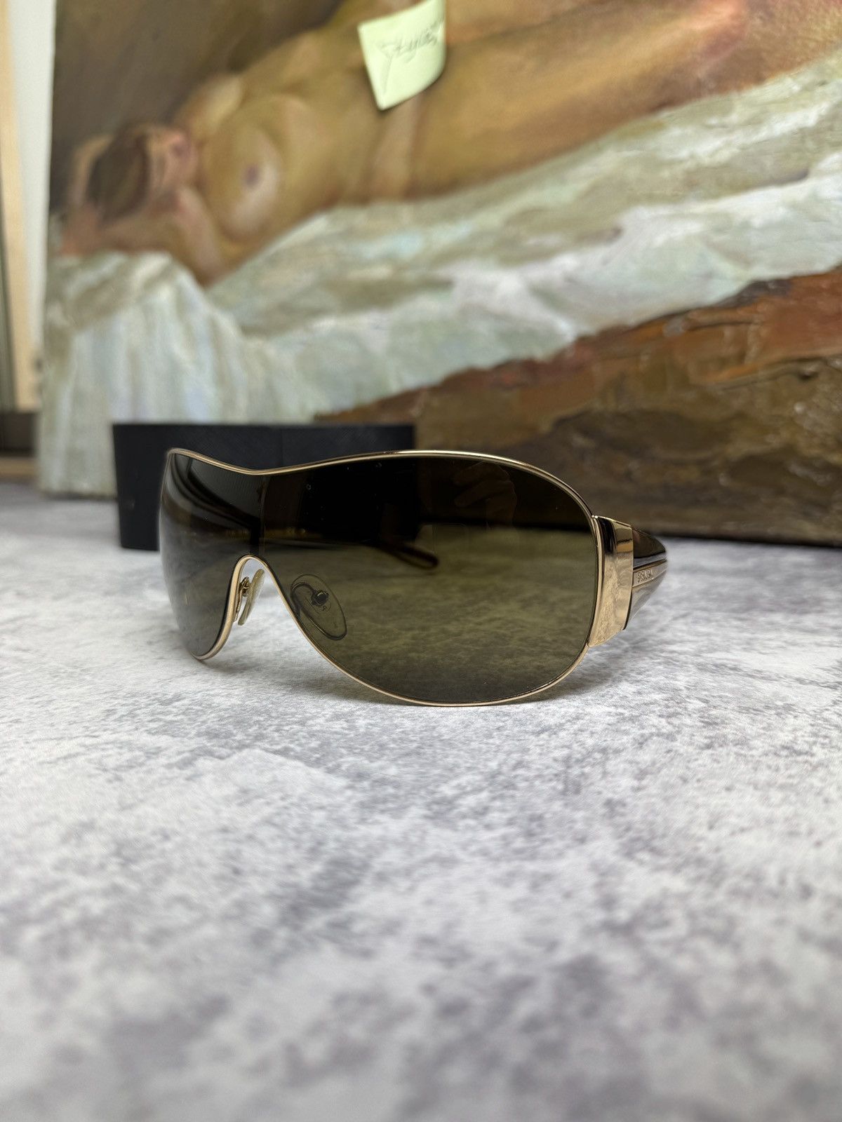 Archival Clothing × Italian Designers × Prada Prada Y2K Mask/Shield ...