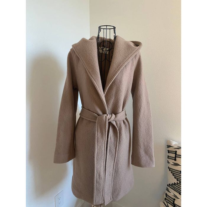 Aritzia Aritzia Wilfred Hooded Merino Wool Coat XS | Grailed