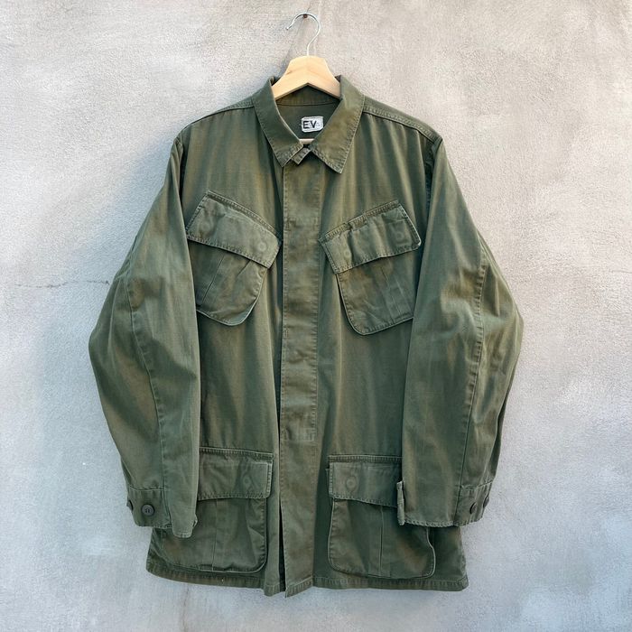 Vintage 70’s Military Slant Pocket Jungle Jacket | Grailed