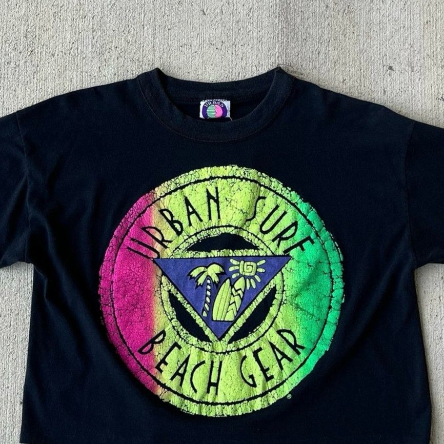Other Vintage 90's Urban Surf Beach Gear Crop Top Medium | Grailed