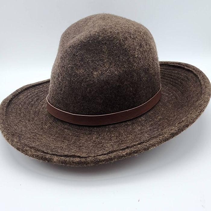 Mossimo Mossimo Mens Fedora Felt Wool Hat Brown Western Ranch | Grailed