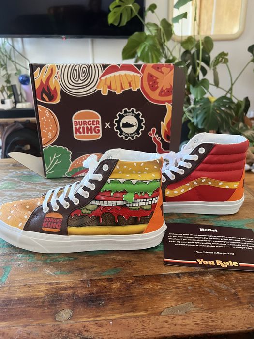 Vans Vans Burger King x Sneaker Mechanic Shoes | Grailed