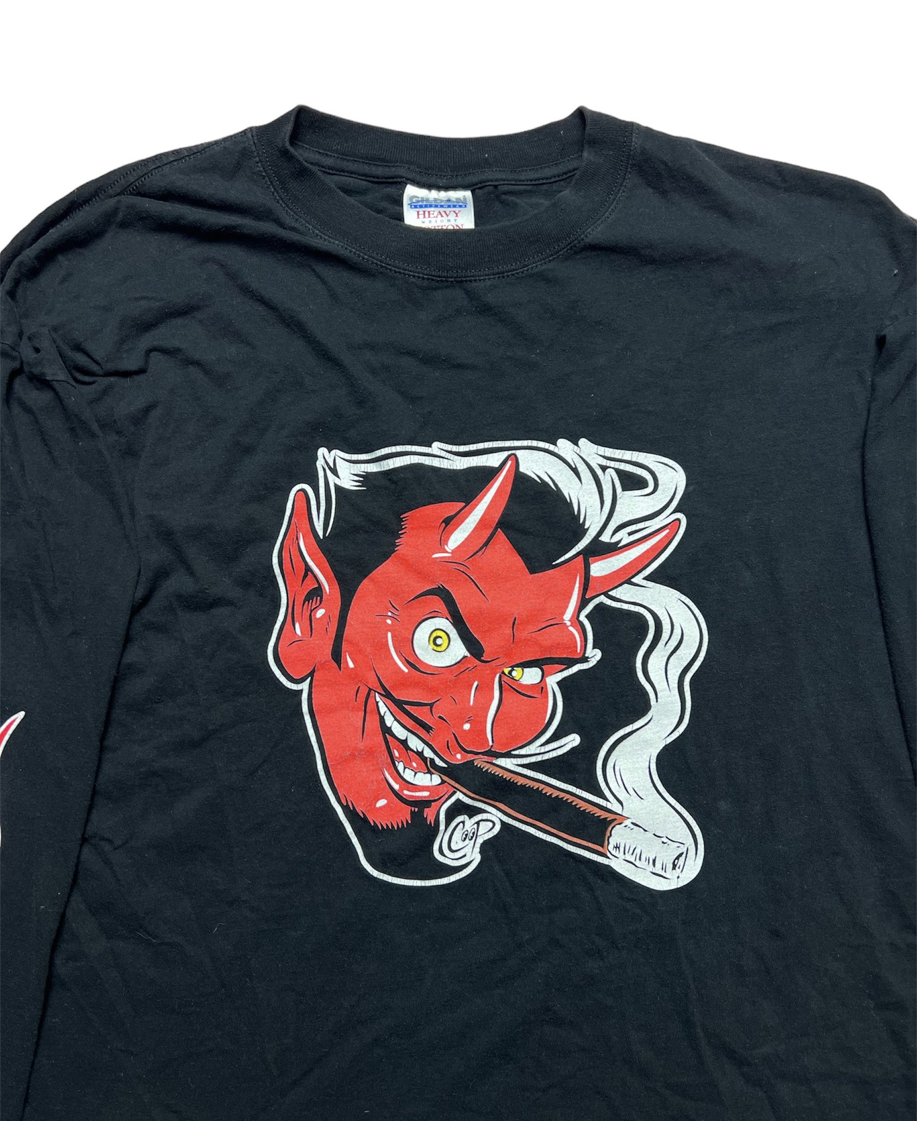 Vintage Vintage 1997s Coop Poster Devil Face T-shirt 💥 | Grailed