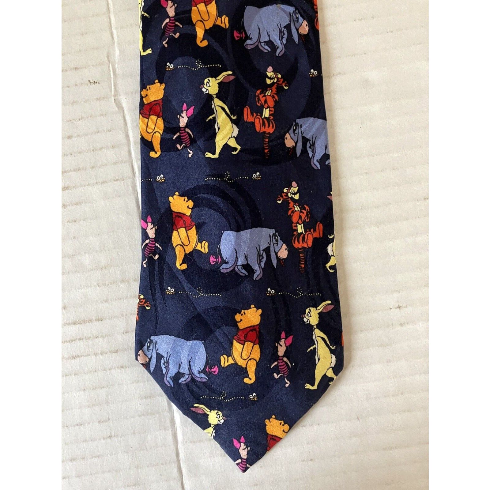 Disney Disney Mickey Inc. Men's Necktie Tie Silk Satin Winnie-The-Pooh ...