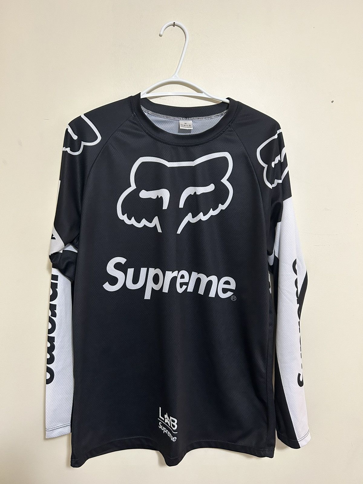 Fox Racing × Supreme Supreme X Fox Racing Moto Jersey X Off White | Grailed