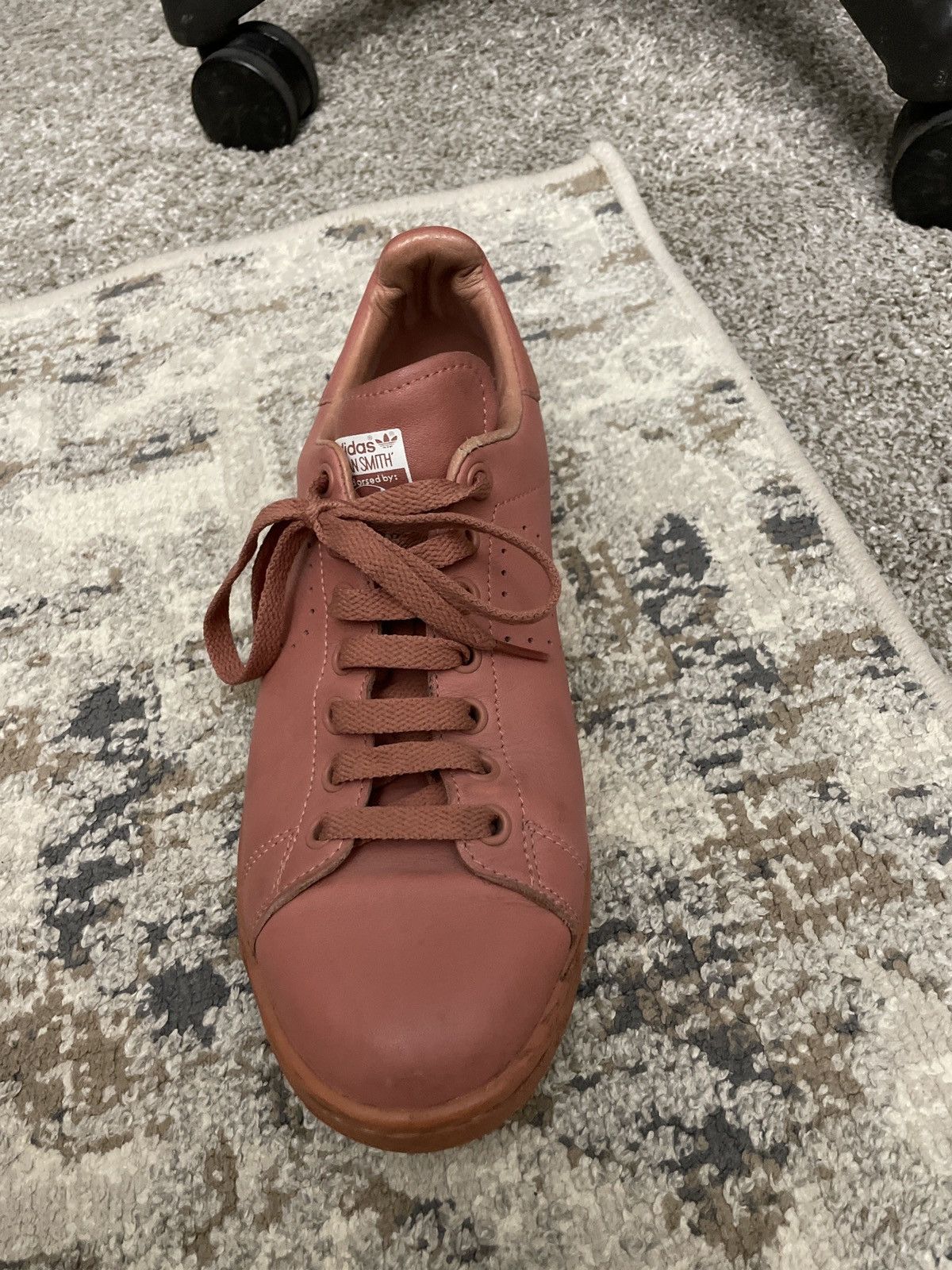 Adidas Raf Simon x Adidas Ash Pink Stan Smith | Grailed