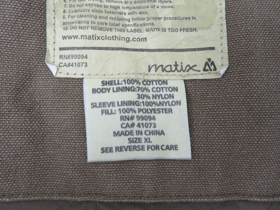Vintage Matix M-65 Heavyweight Canvas Cotton Field Military Coat | Grailed