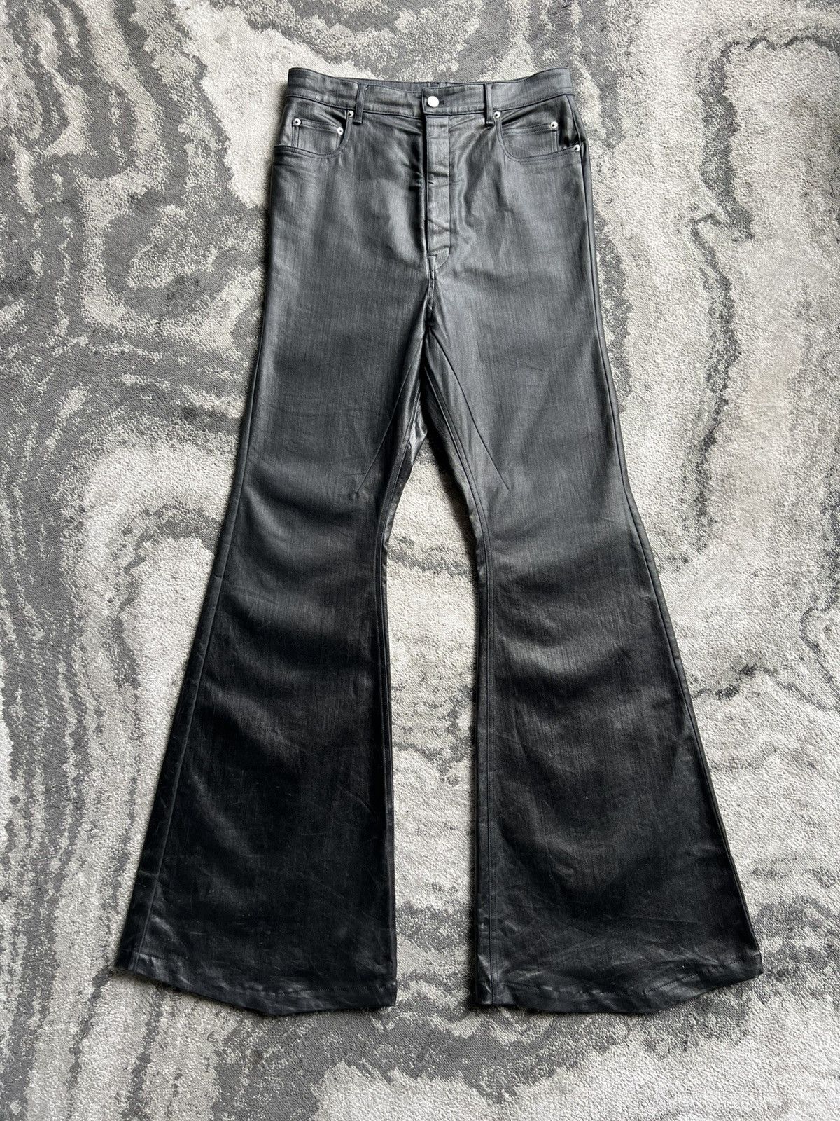 Rick Owens × Rick Owens Drkshdw Rick Owens SS23 Mainline Bolan Waxed ...