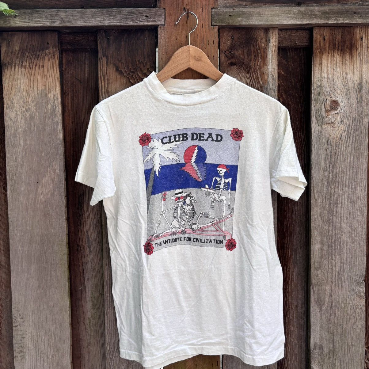 Grateful Dead × Vintage 1984 Vintage Grateful Dead “club dead” shirt ...