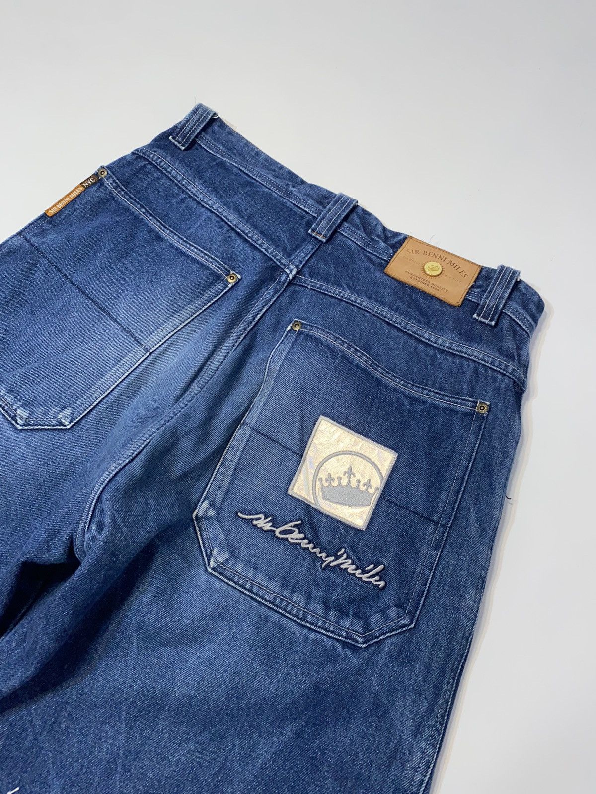 Japanese Brand × Streetwear × Vintage VINTAGE REFLECTIVE LOGO SHORTS ...