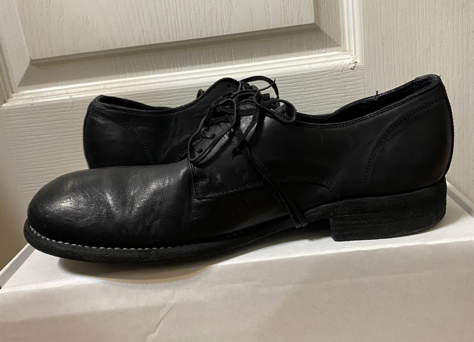 Guidi 992 Black Full Grain Horse Leather Derby | Grailed