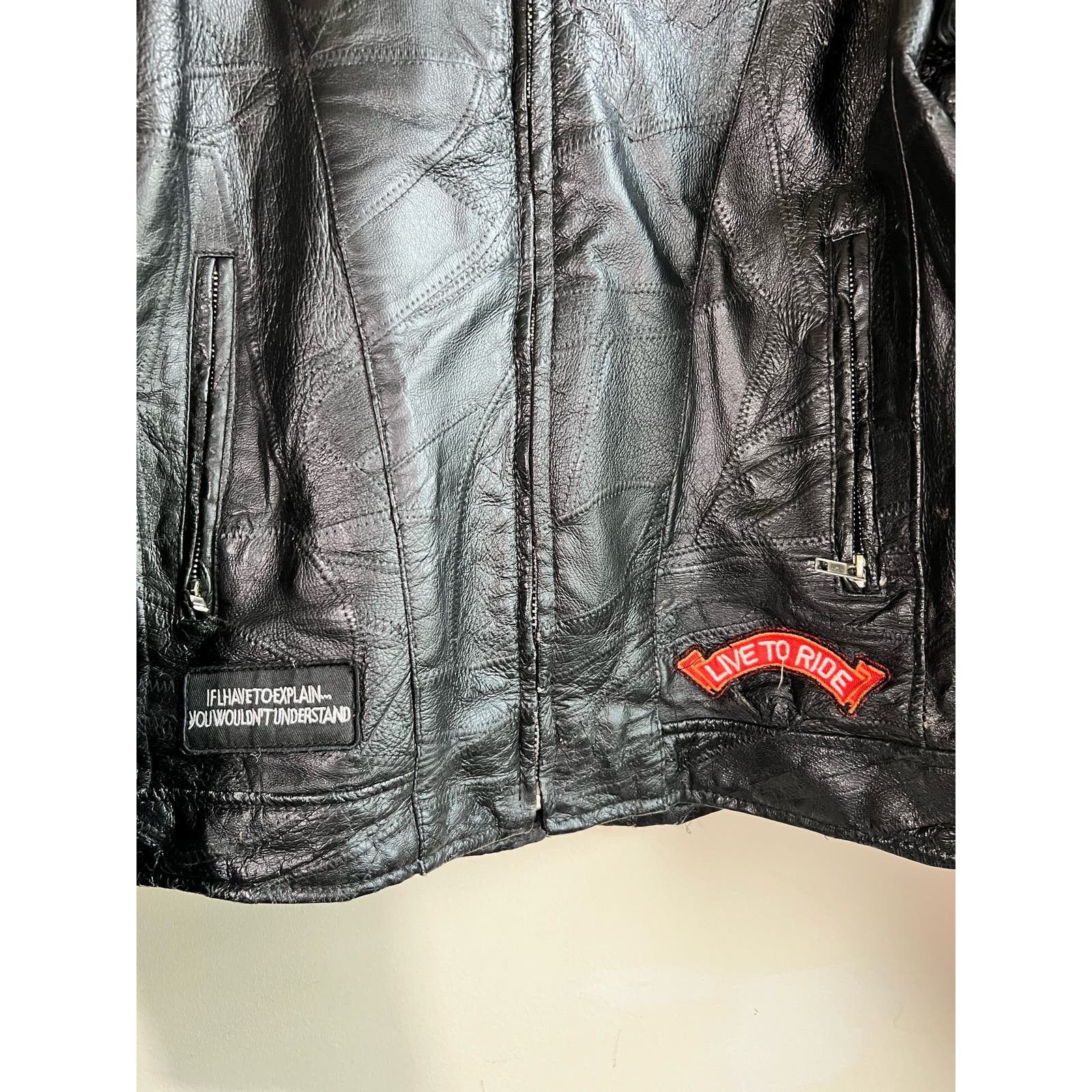 Harley Davidson Rebel Ryder Leather Biker Jacket XL | Grailed