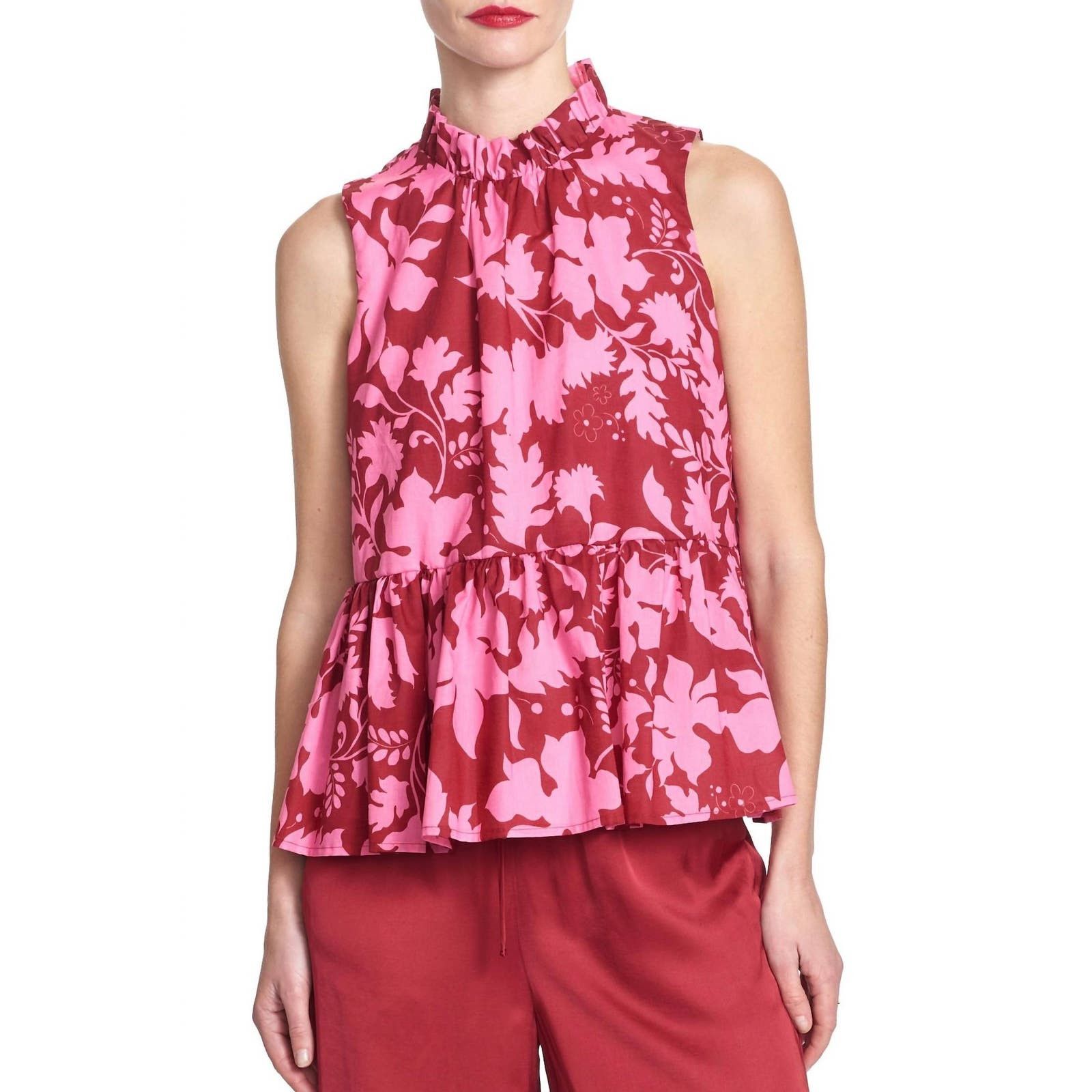 Corey Lynn Calter COREY LYNN CALTER Aero Top In Dahlia | Grailed