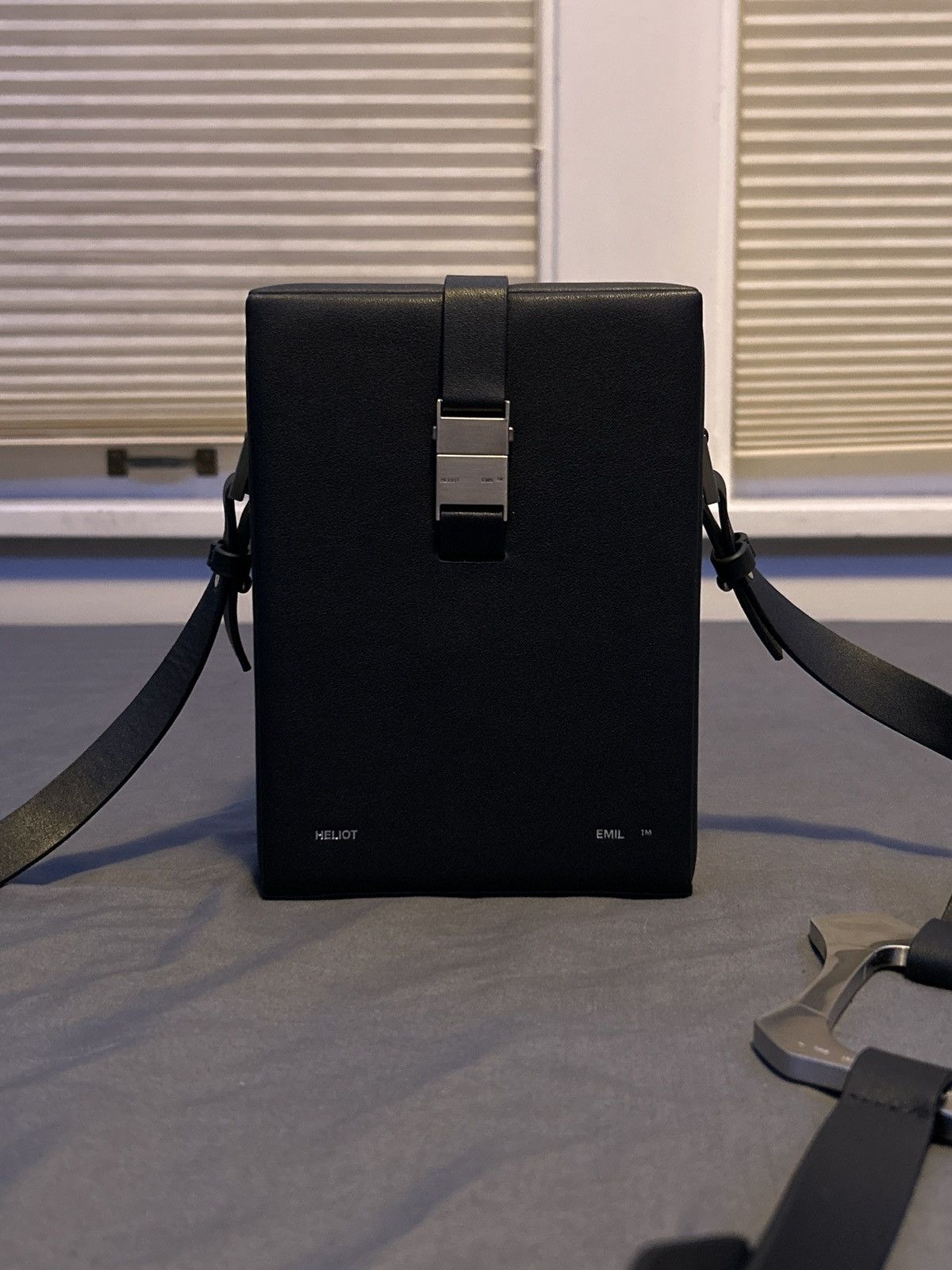 Heliot Emil Heliot Emil Black Overt Box Bag | Grailed