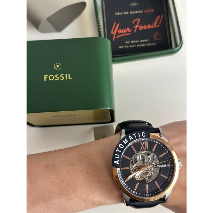 Fossil Fossil BQ2383 48mm Flynn Automatic Watch | Grailed