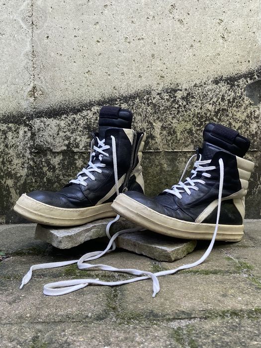 Rick Owens Rick owens SS11 short tongue low top geobasket / dunk | Grailed