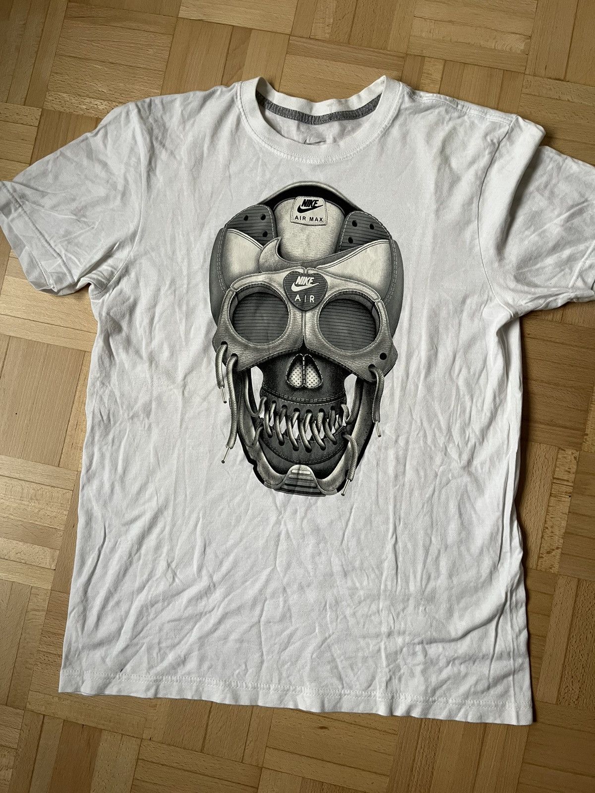 Nike Nike vintage skull 💀 t shirt rare air max 90 | Grailed